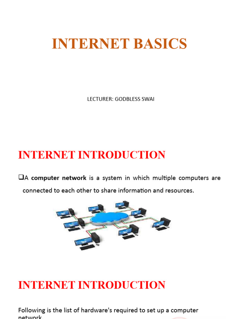 LECTURE 01 Internet Basics | PDF | Computer Network | Internet LECTURE 01 Internet Basics | PDF | Computer Network | Internet