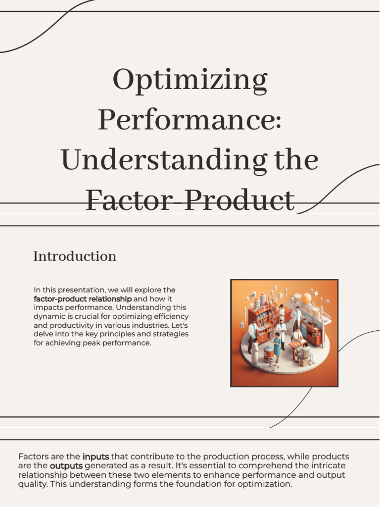 Slidesgo Optimizing Performance Understanding The Factor Product