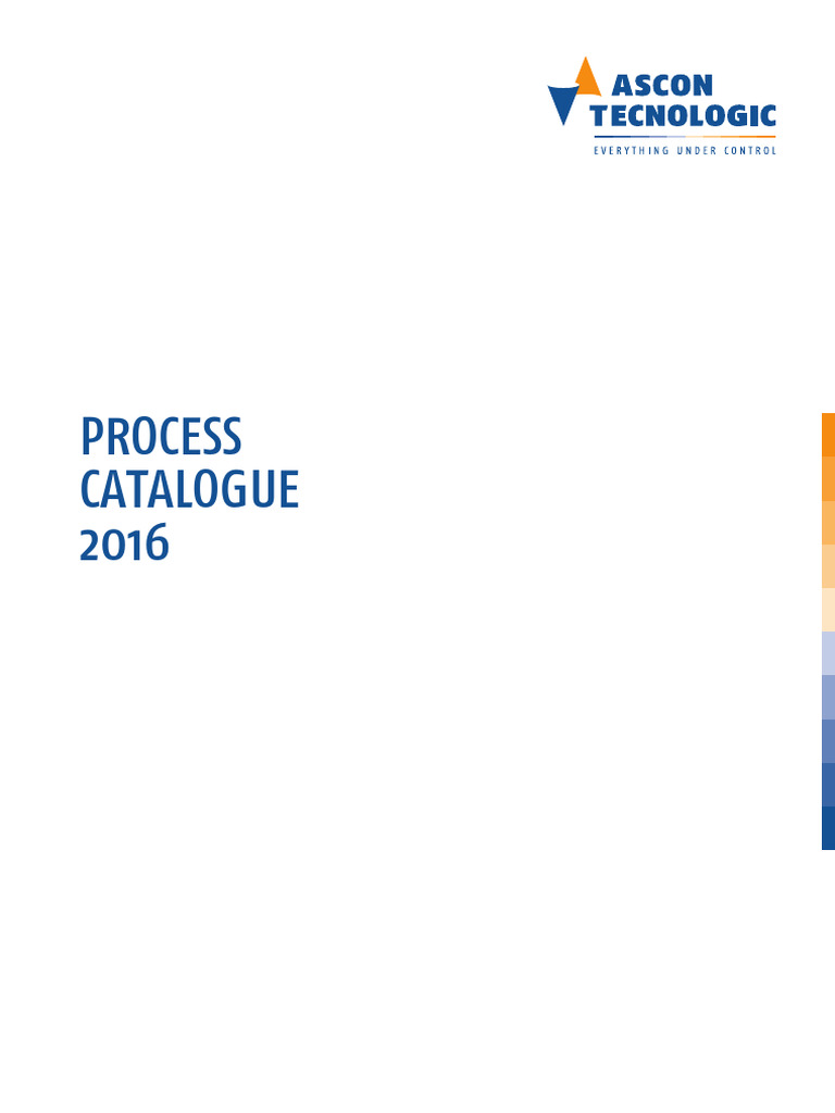 Ascon Tecnologic 2016 Process Catalogue | PDF | Thermocouple | Relay