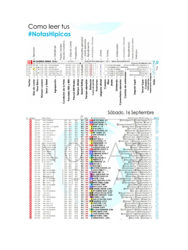 Ganadores Fechas | PDF