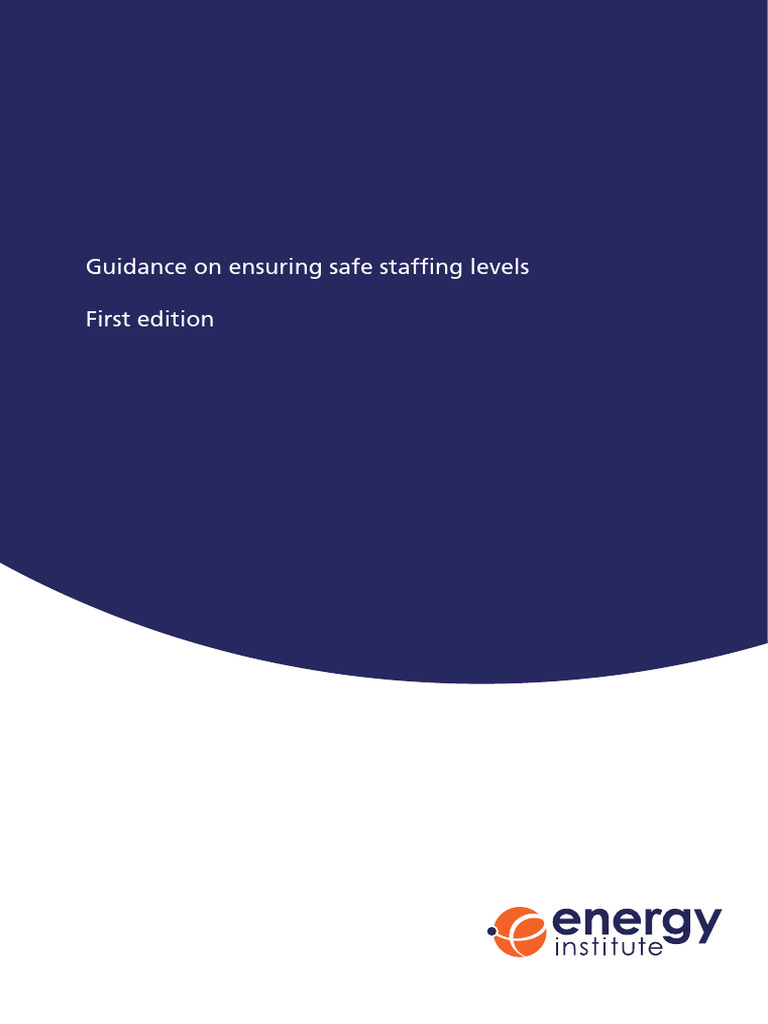 2021 Energy Institute - Safe Staffing Levels | PDF | Energy Industry