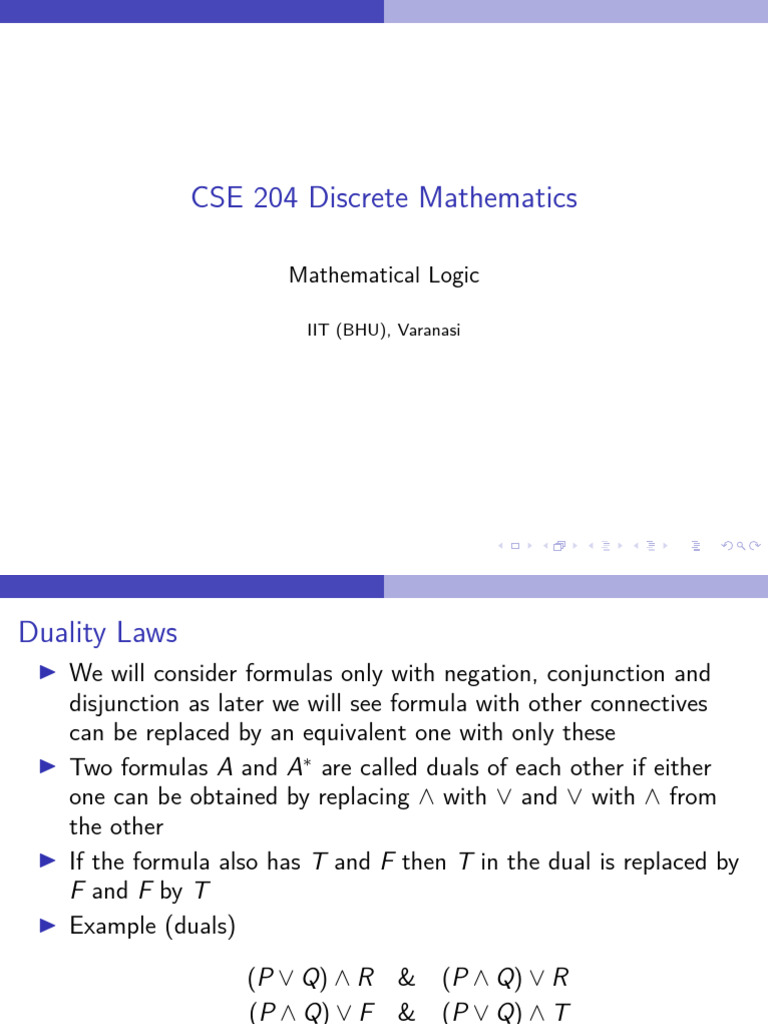 Lec 5 | PDF | Mathematical Logic | Logic