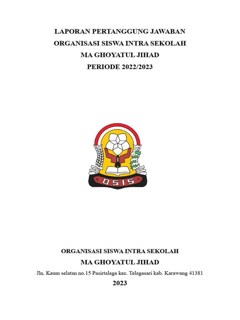 LPJ Osis 2022 2023 | PDF