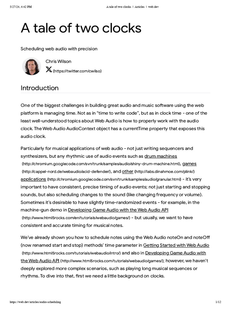 A Tale of Two Clocks | PDF | Computer Engineering | Computing