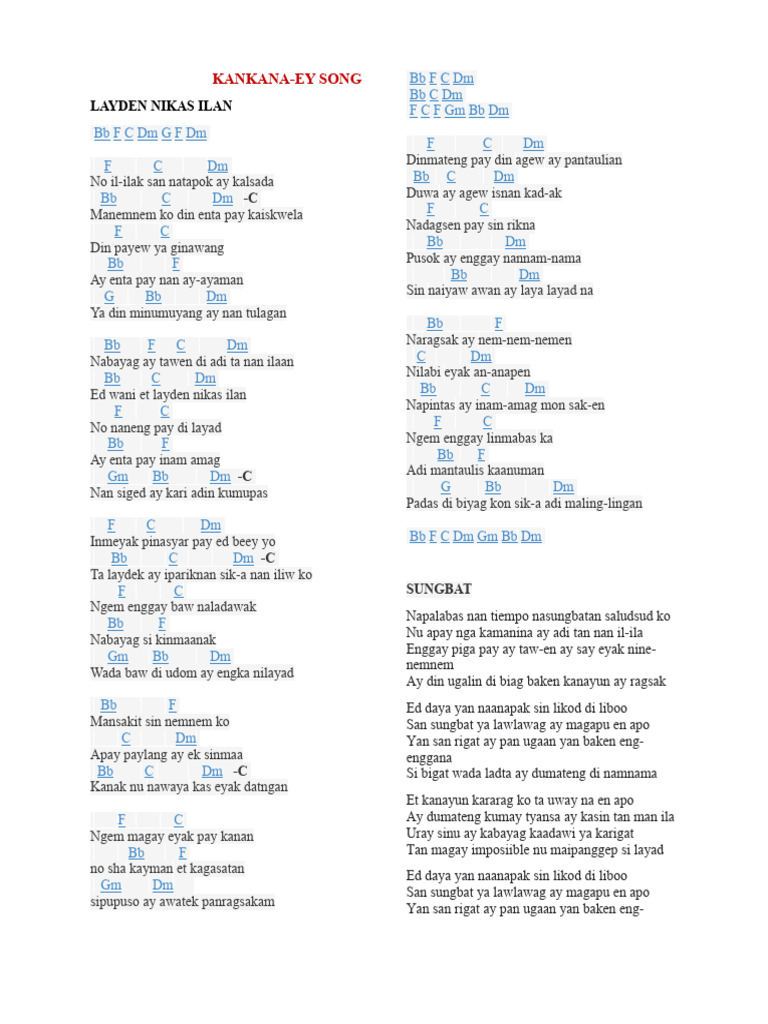 S1 Songbook | PDF