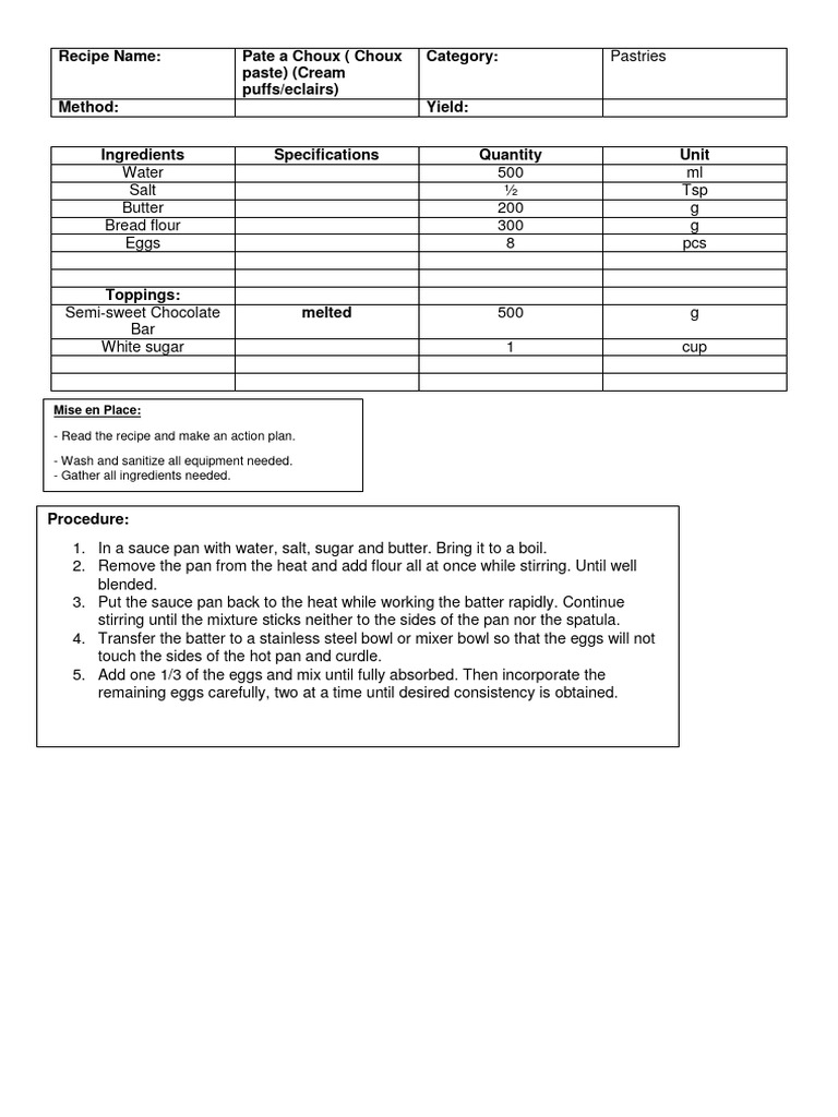 BSHM 131 - Lab Activity 5 Pies and Pastries | PDF | Foods | Cuisine