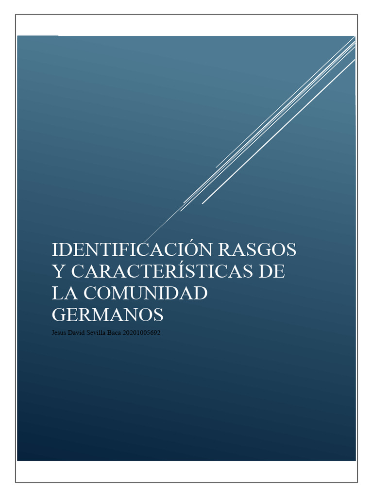 Los Germanos Fueron Un Grupo de Tribus Que Habitaban Principalmente en ...