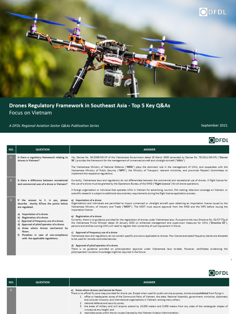 DFDL-Vietnam-Drones-Regulatory-Framework-Top-5-Key-QAs-September-2021 | PDF | Unmanned Aerial ...