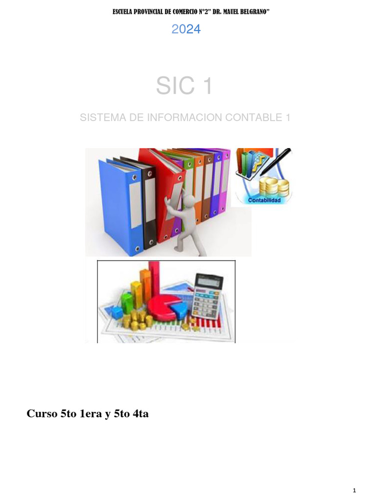 Cartilla de 4to Sic 1 | PDF | Contabilidad | Bancos