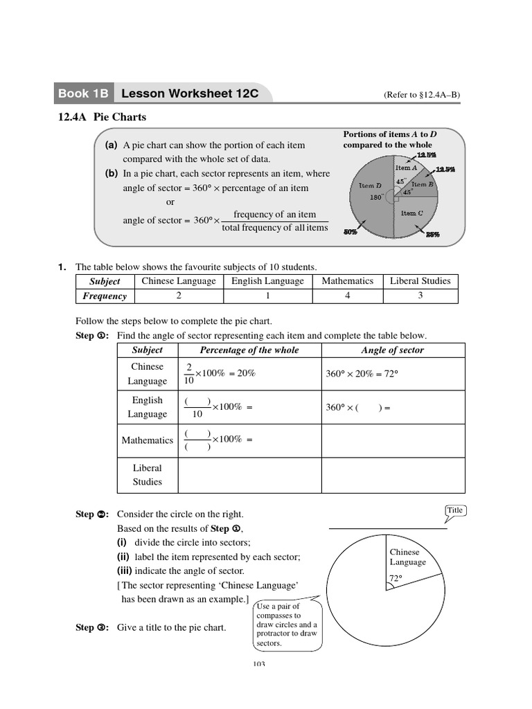 Pie Chart Pdf Pie Chart Chart