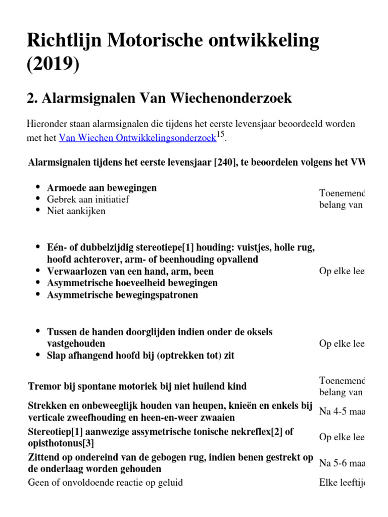 NCJ Richtlijn Motorische-Ontwikkeling-2019 - 2951 | PDF