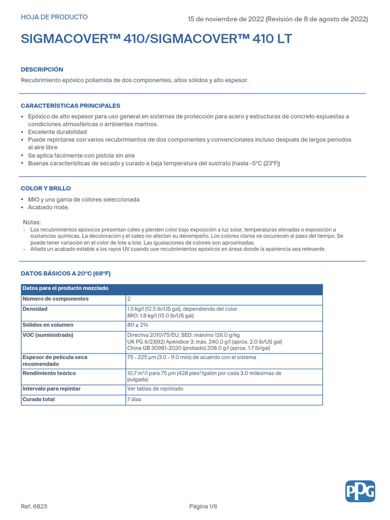 HT Sigmacover 410 - Spa | PDF | Informática