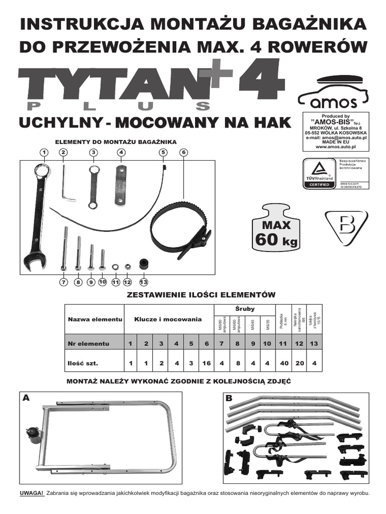 amos_tytan_plus_4_instrukcja | PDF