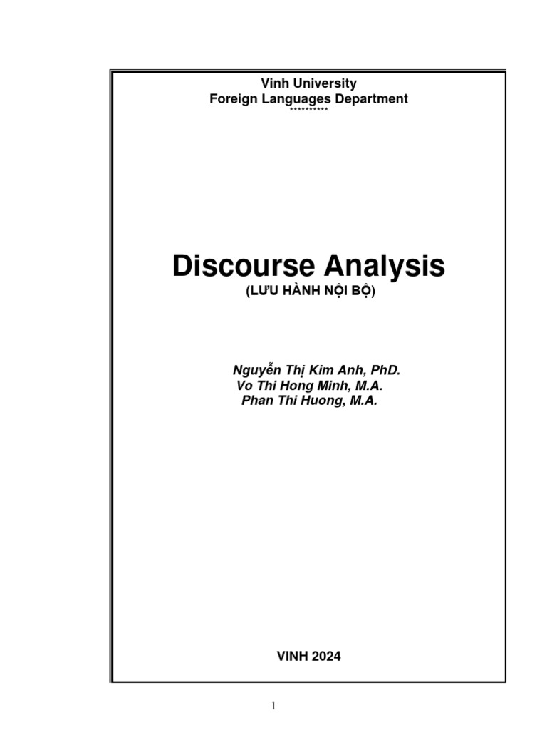 DA Coursebook Revised.2024 | PDF | Linguistics | Question
