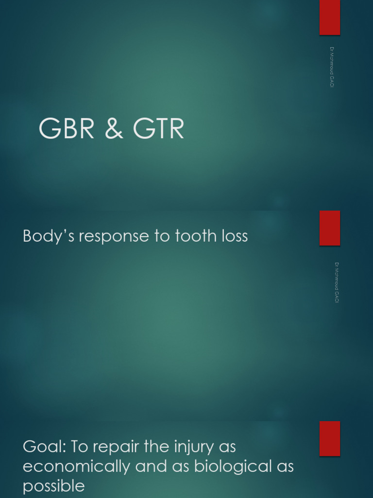 GBR & GTR | PDF | Bone | Dental Implant