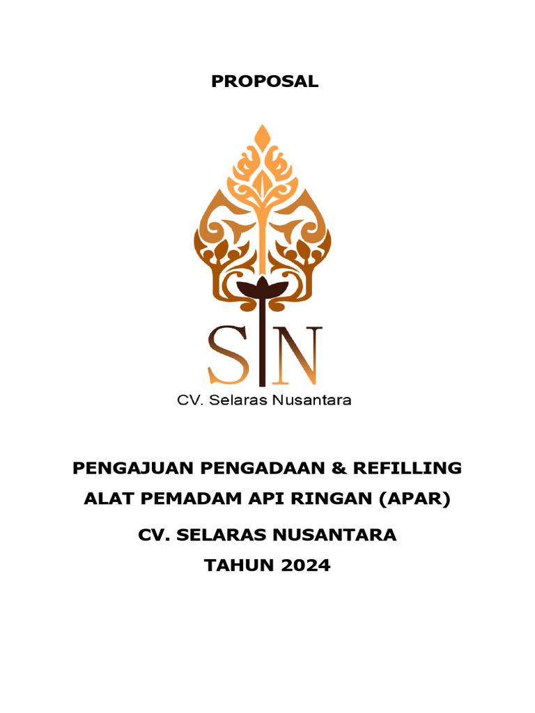Revisi Proposal Cv. Selaras Nusantara | PDF | Teknologi & Rekayasa