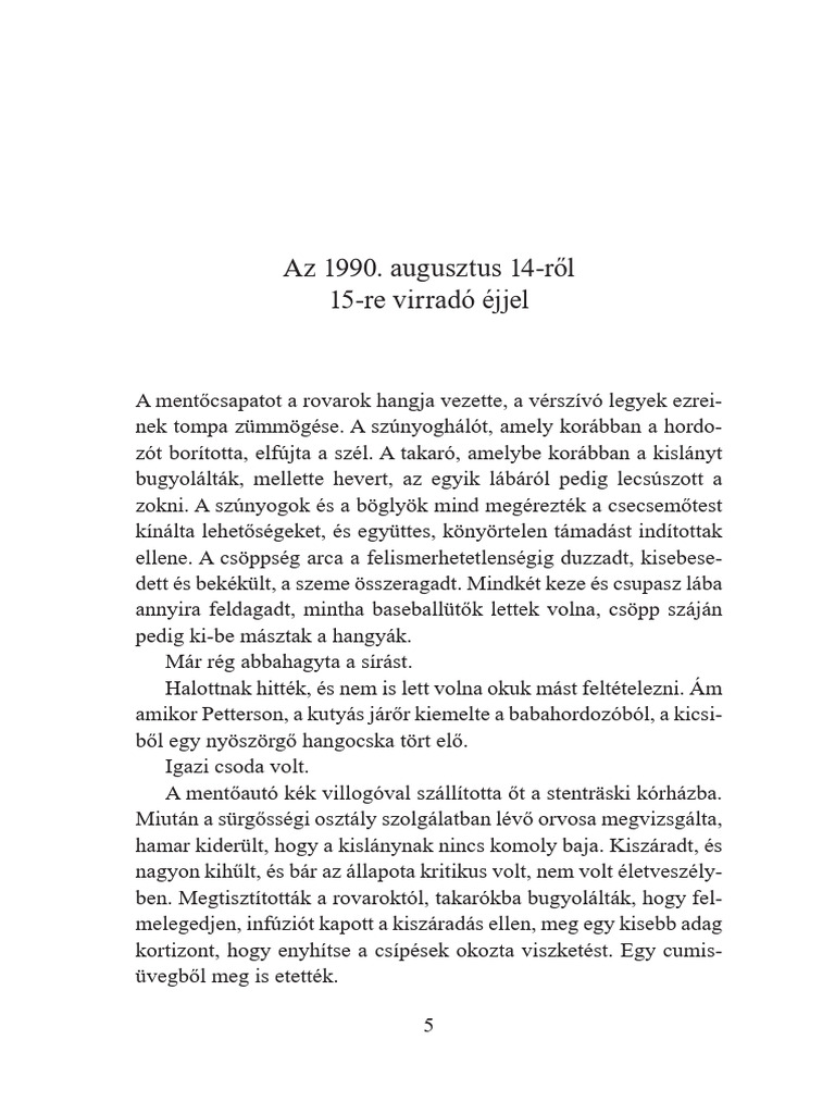 Liza Marklund: Lápvidék Beleolvasó | PDF