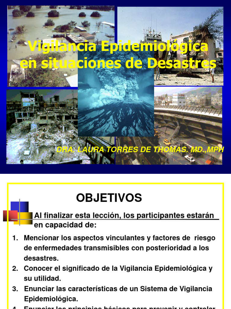 vig. epidem. desastres(3) | PDF | Vacunas | Epidemiología