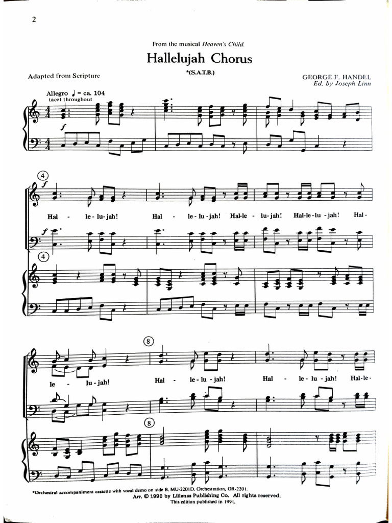 Hallelujah Chorus | PDF