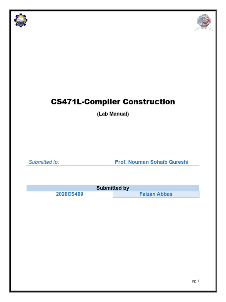 2020CS409 Lab Manual | PDF | Namespace | Programming Paradigms