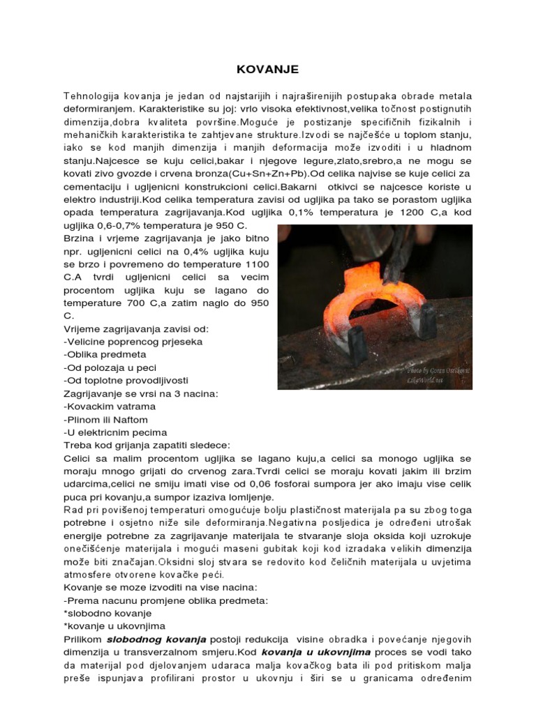 Kovanje 2 | PDF