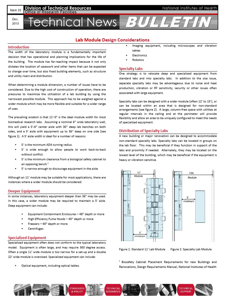 Lab Module Design Considerations | PDF | Laboratories