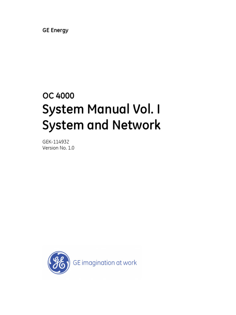 OC 4000 System Manual Overview | PDF | Computer Network | Power Supply