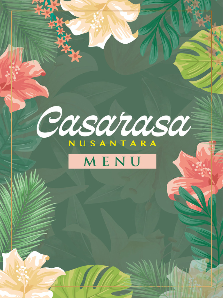 Menu Casarasa | PDF