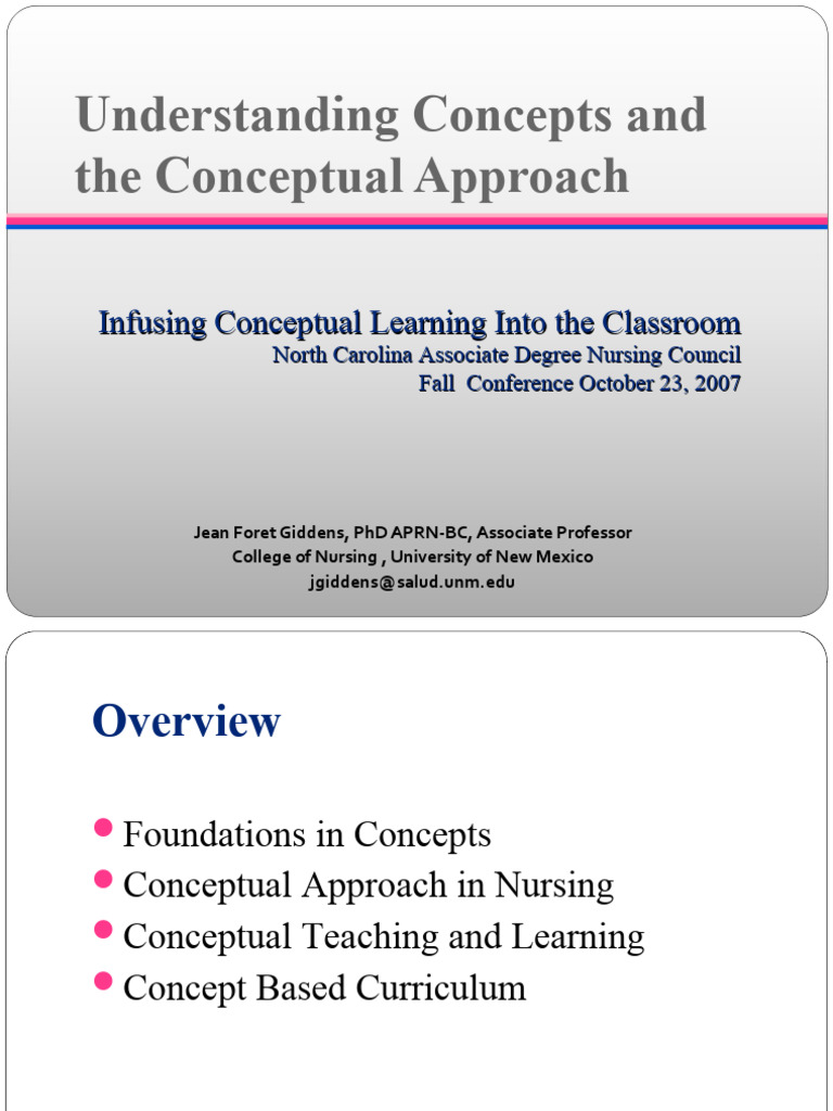 2 - Understanding Concepts and The Conceptual Approach | PDF | Concept ...