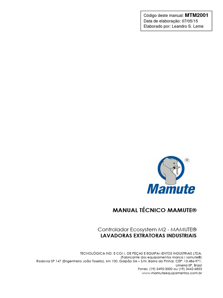 Manual Controlador Ecosystem M2 | PDF | Controlador lógico programável ...