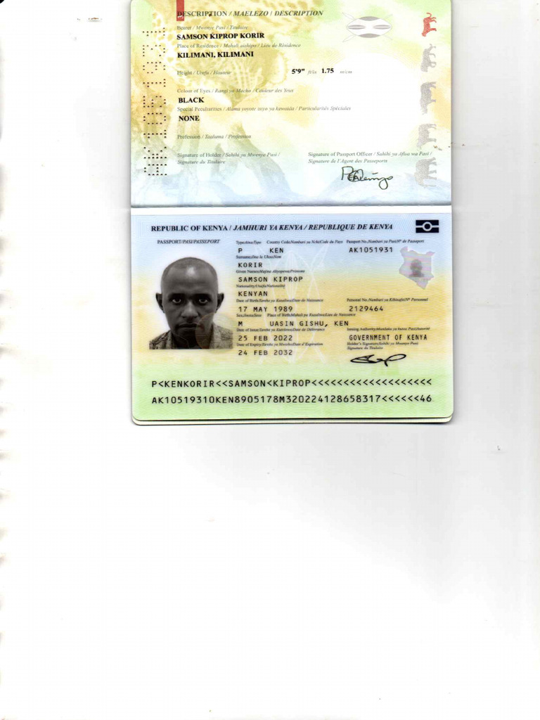 Scanned Passport | PDF