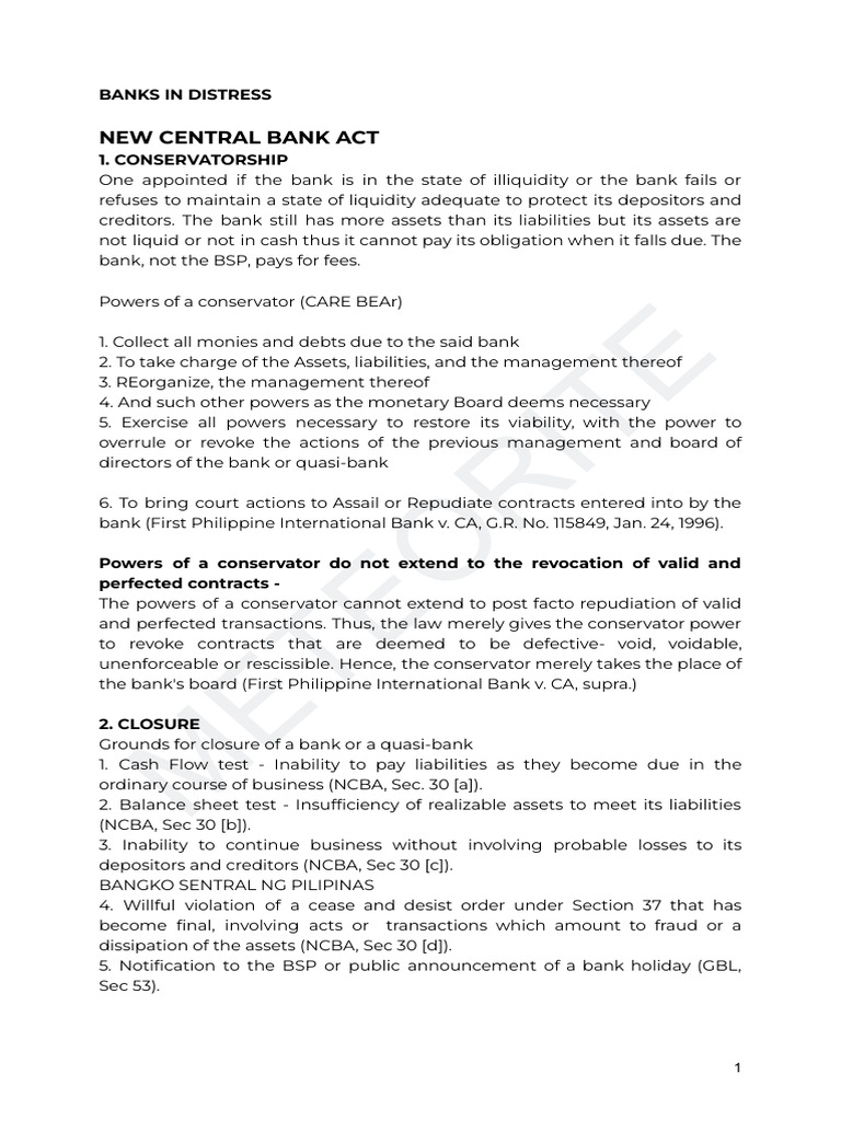 Banks in Distress | Download Free PDF | Receivership | Liquidation