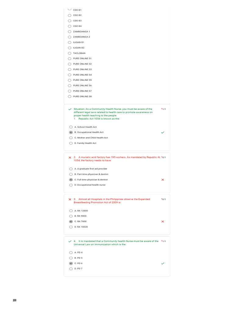 Diagnostic Exam - NP2 | PDF | Vaccines | Infection