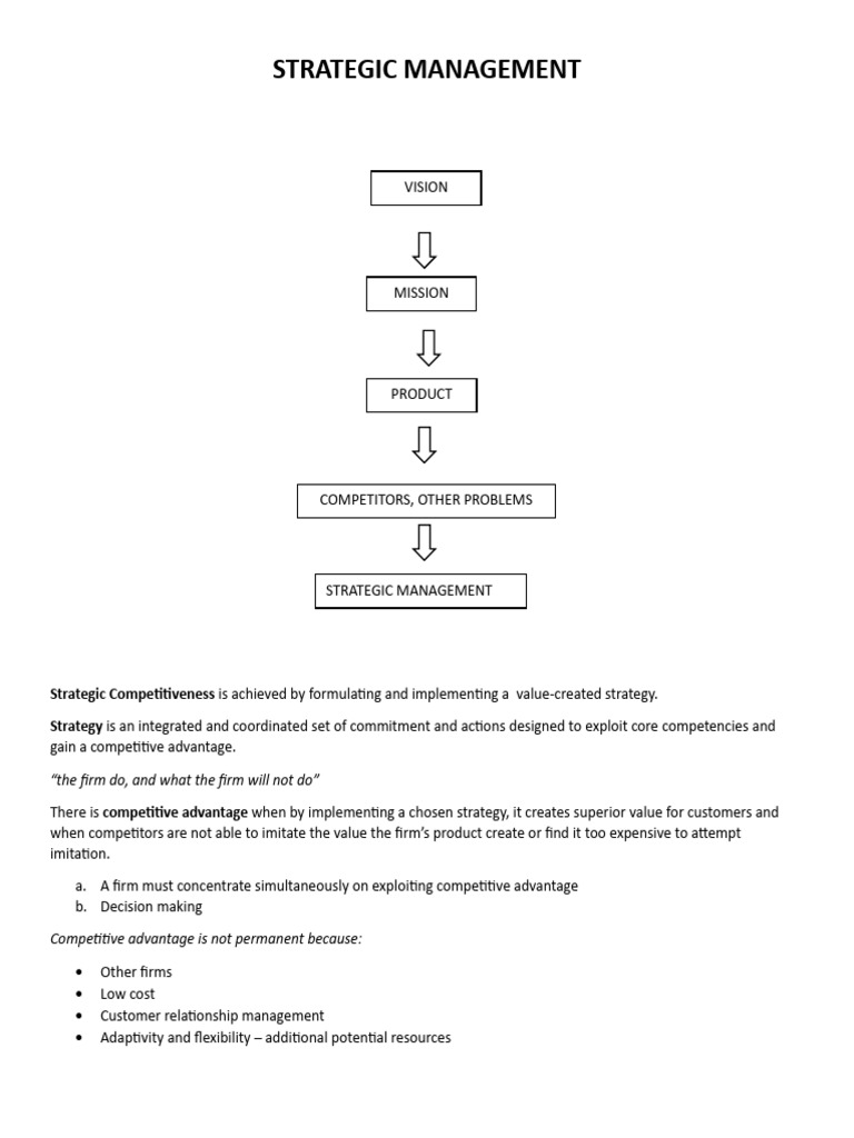 STRATEGIC BUSINESS ANALYSIS | PDF | Strategic Management | Competitive ...