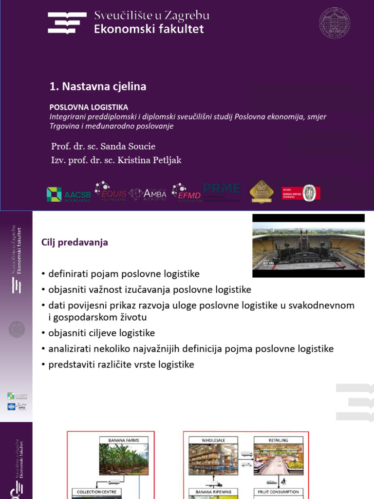 Poslovna Logistika I. Kolokvij | PDF