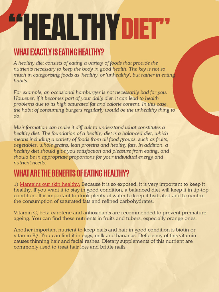Essential Guide to Healthy Eating | PDF | Healthy Diet | Foods