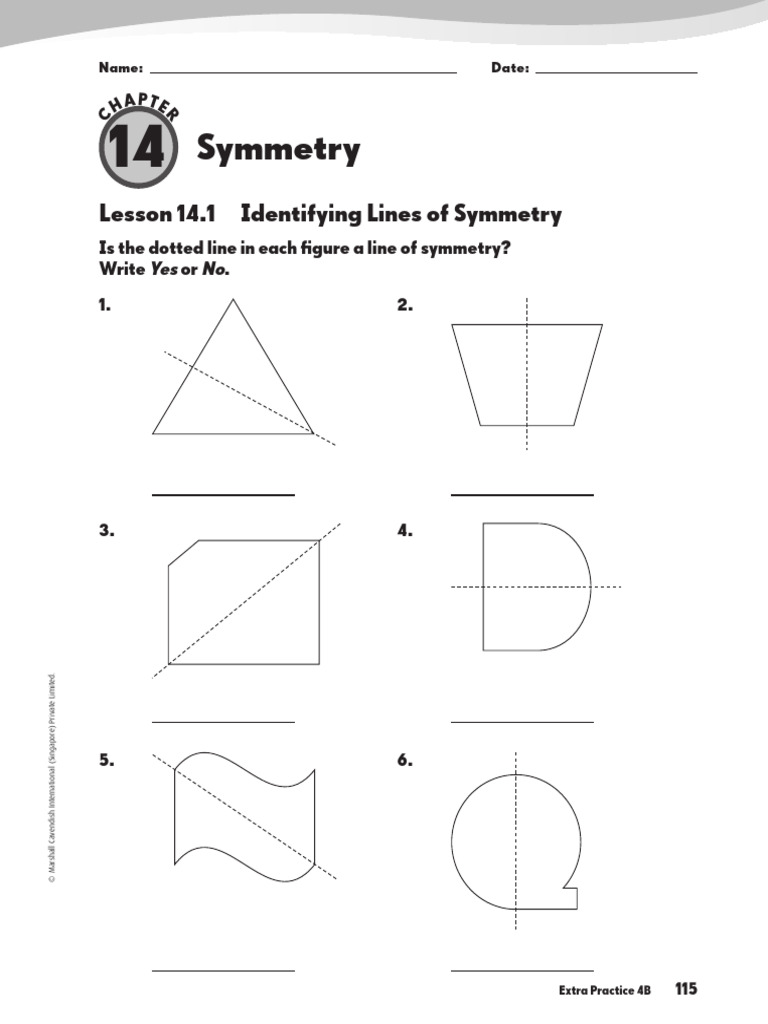 Math Grade 5 - Symmetry | PDF | Symmetry | Geometry