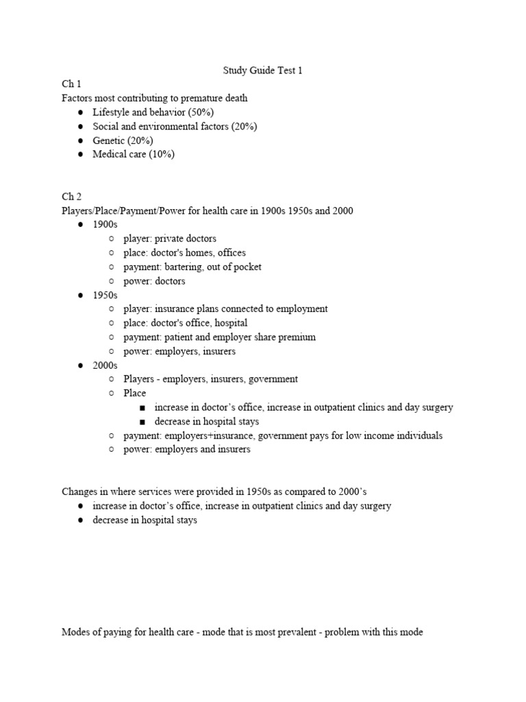 Act 353 Health Care Study Guide | PDF | Medicare (United States) | Fee ...