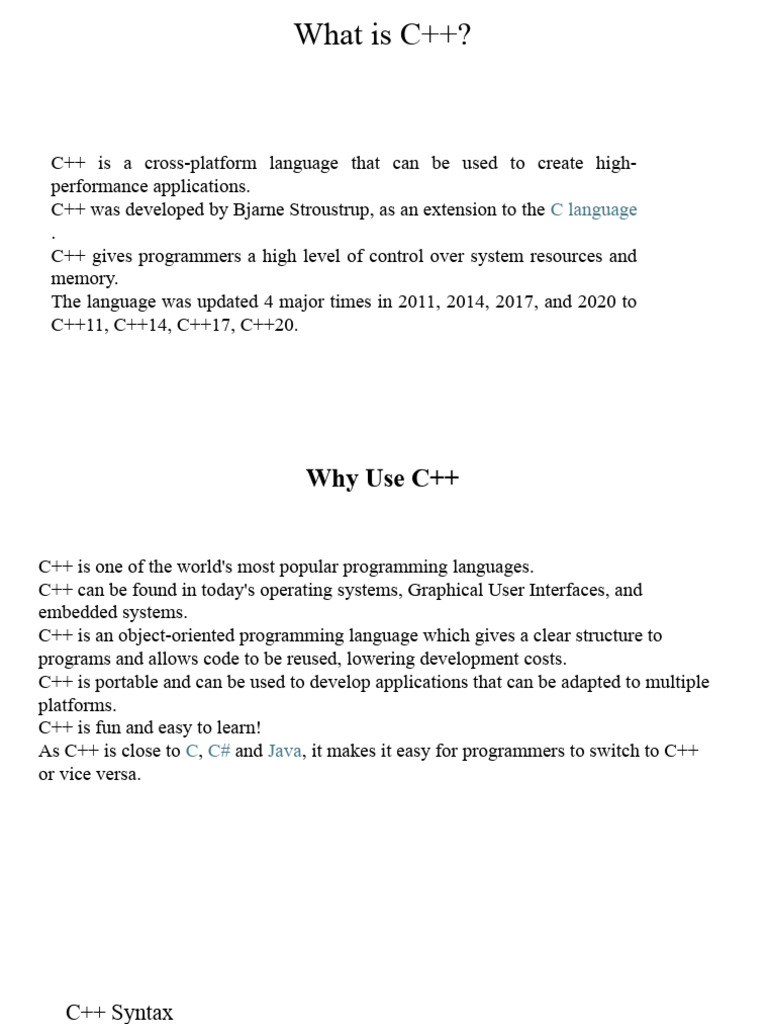 PF Lecture 1 | PDF | C++ | Reserved Word