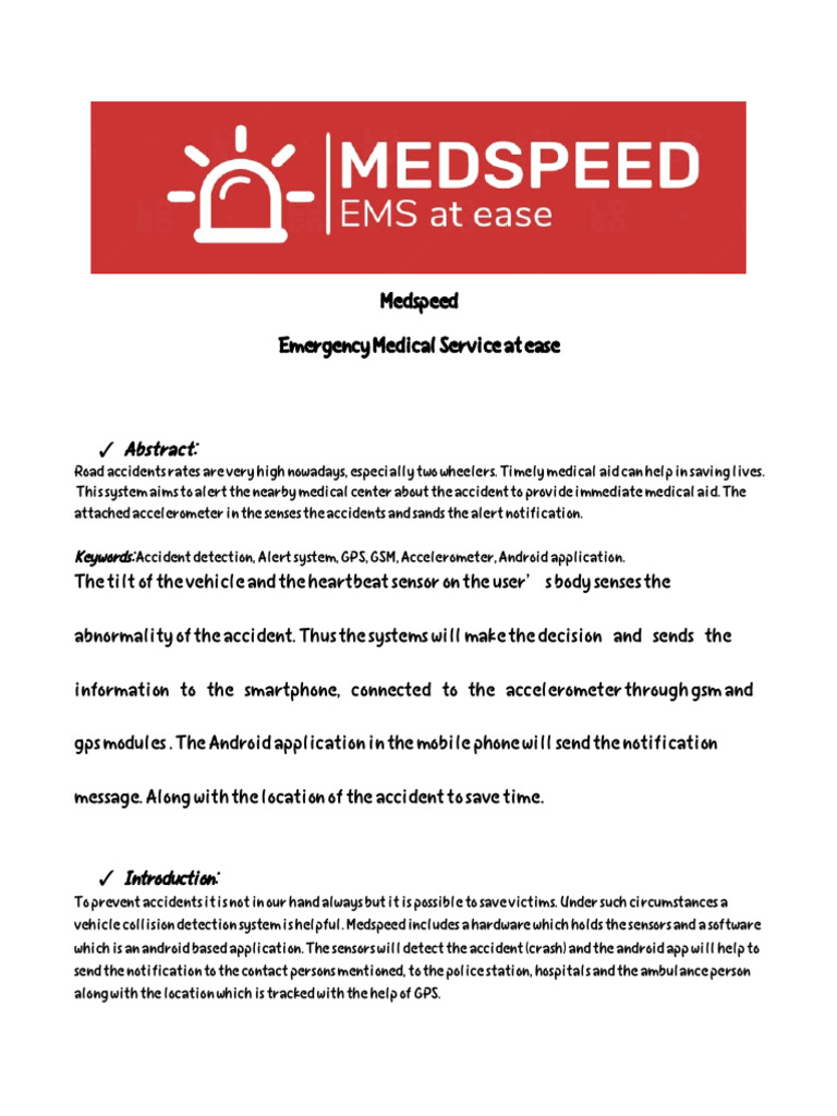 Medspeed | Download Free PDF | Accelerometer | Motorcycle