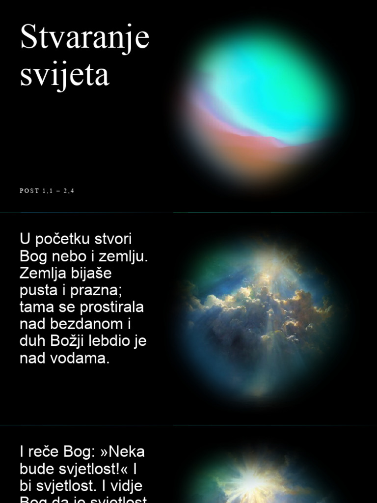Stvaranje Svijeta | PDF