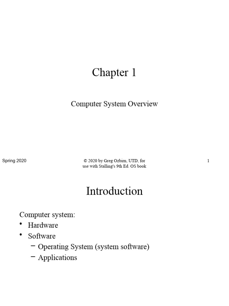 Chap 1 | PDF | Central Processing Unit | Input/Output Chap 1 | PDF | Central Processing Unit | Input/Output