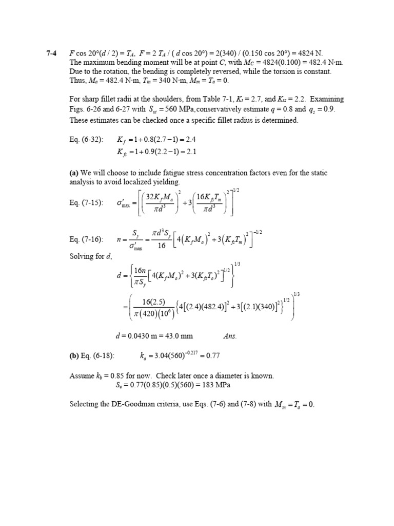 Shigley 7 4 | PDF | Materials Science | Physical Sciences