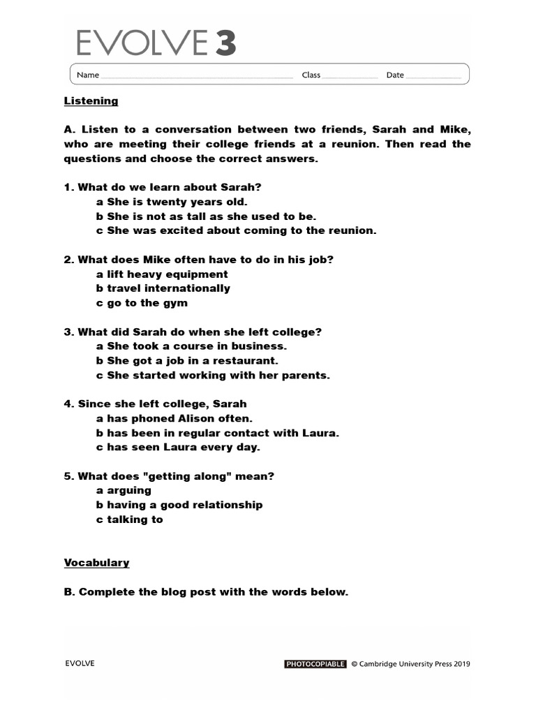 Evolve_test_without_answers_1 | PDF | Sleep