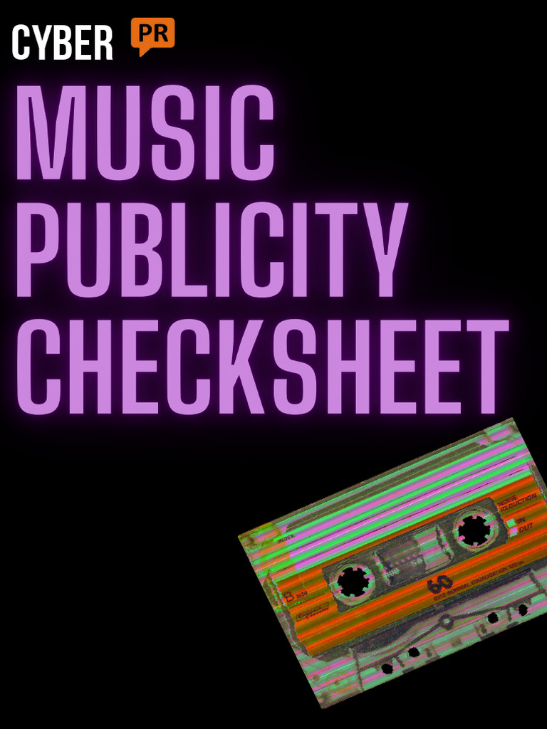 [REBRANDED] Freebie Music Publicity Checksheet | PDF | Mass Media ...