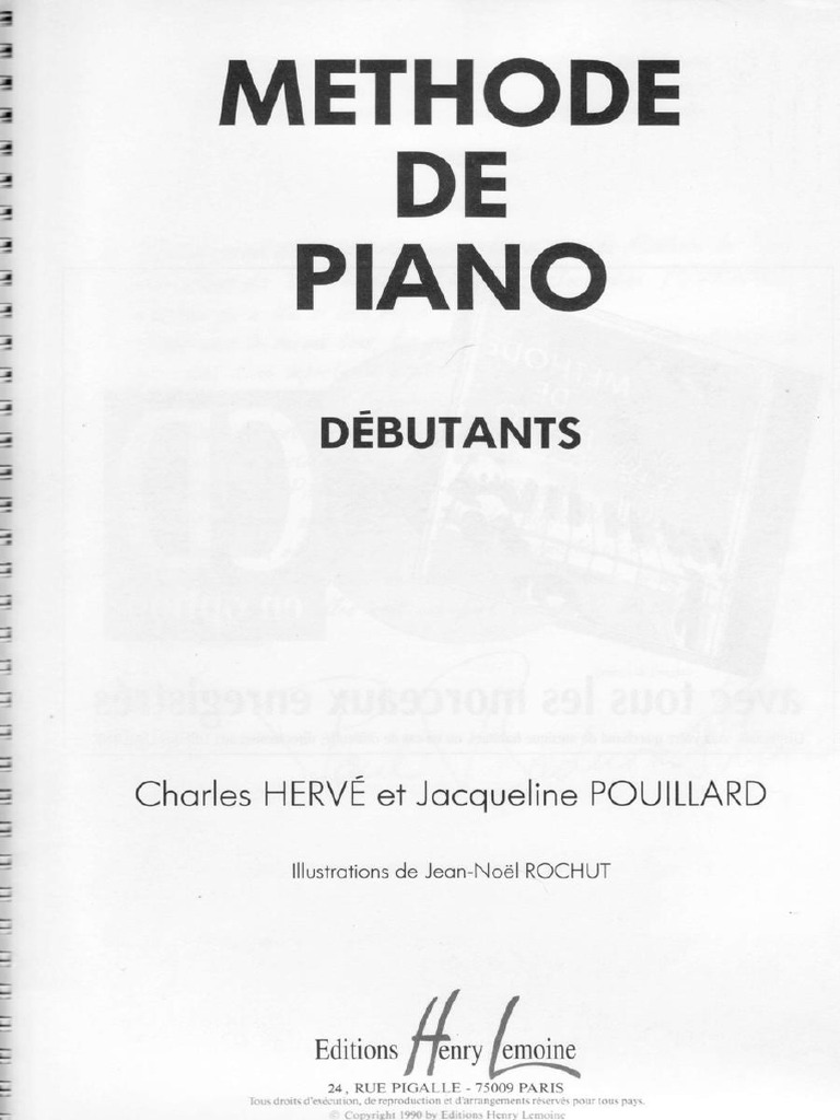 Methode Pour Piano Debutant Compress | PDF