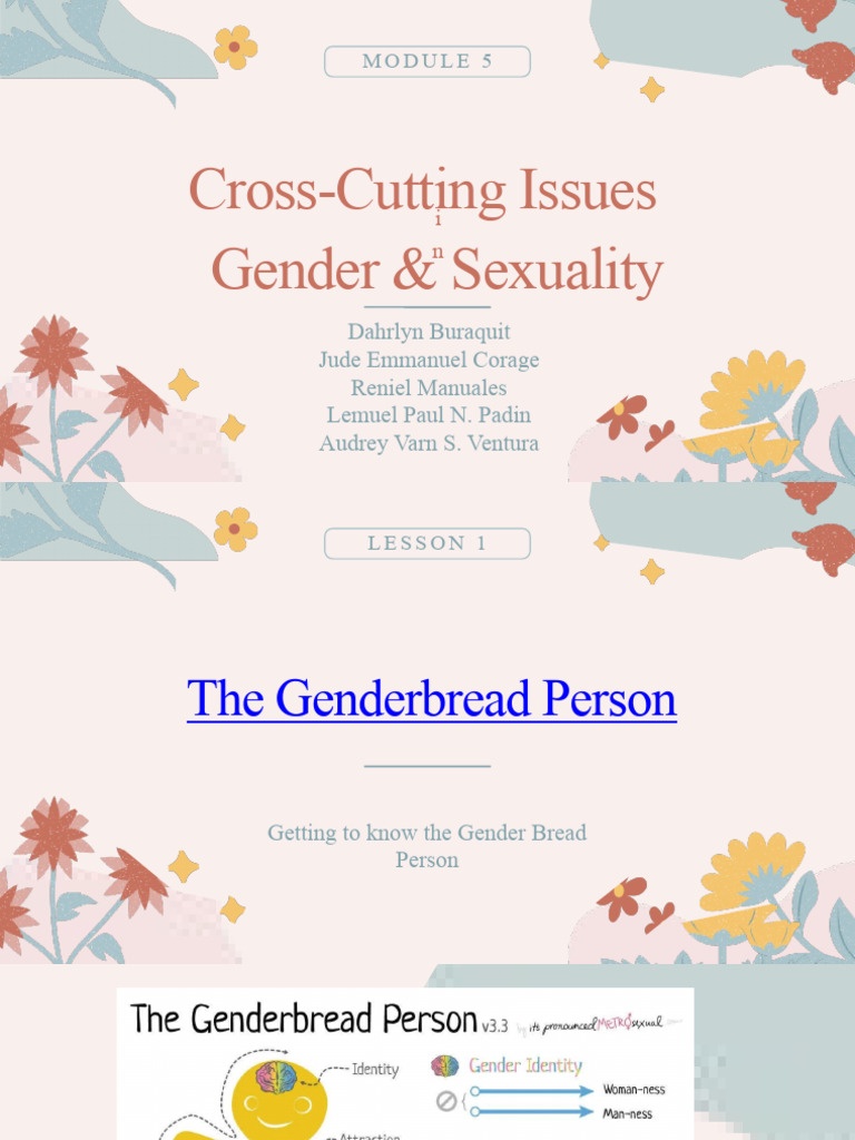 Cross Cutting Issues in Gender Sexuality | PDF | Masculinity | Gender Role