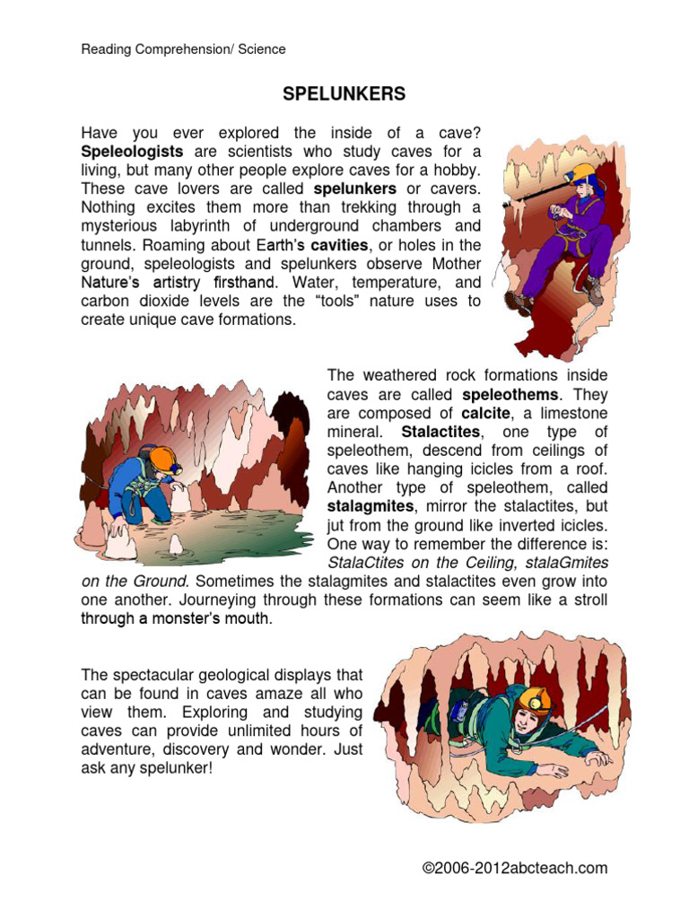 Spelunkers | PDF
