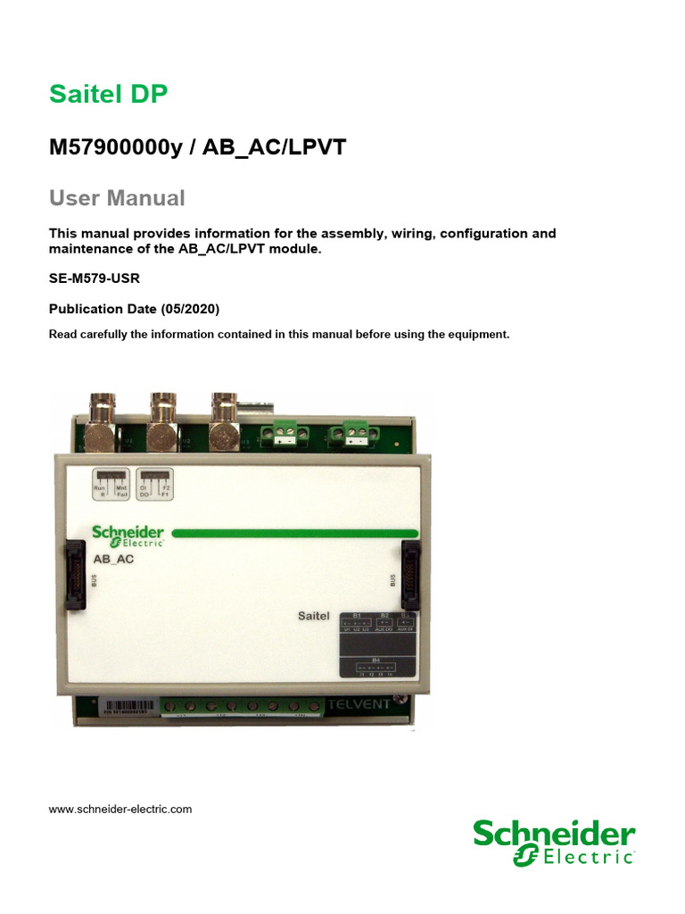 Ab - Ac LPVT - User Manual - en - 02 | PDF | Power Supply | Safety