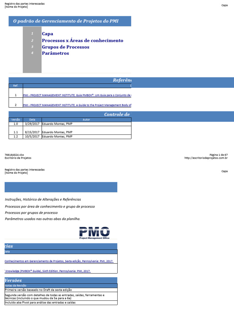 Registro de Partes Interessadas PMBOK | PDF | Business | Gestão de projetos